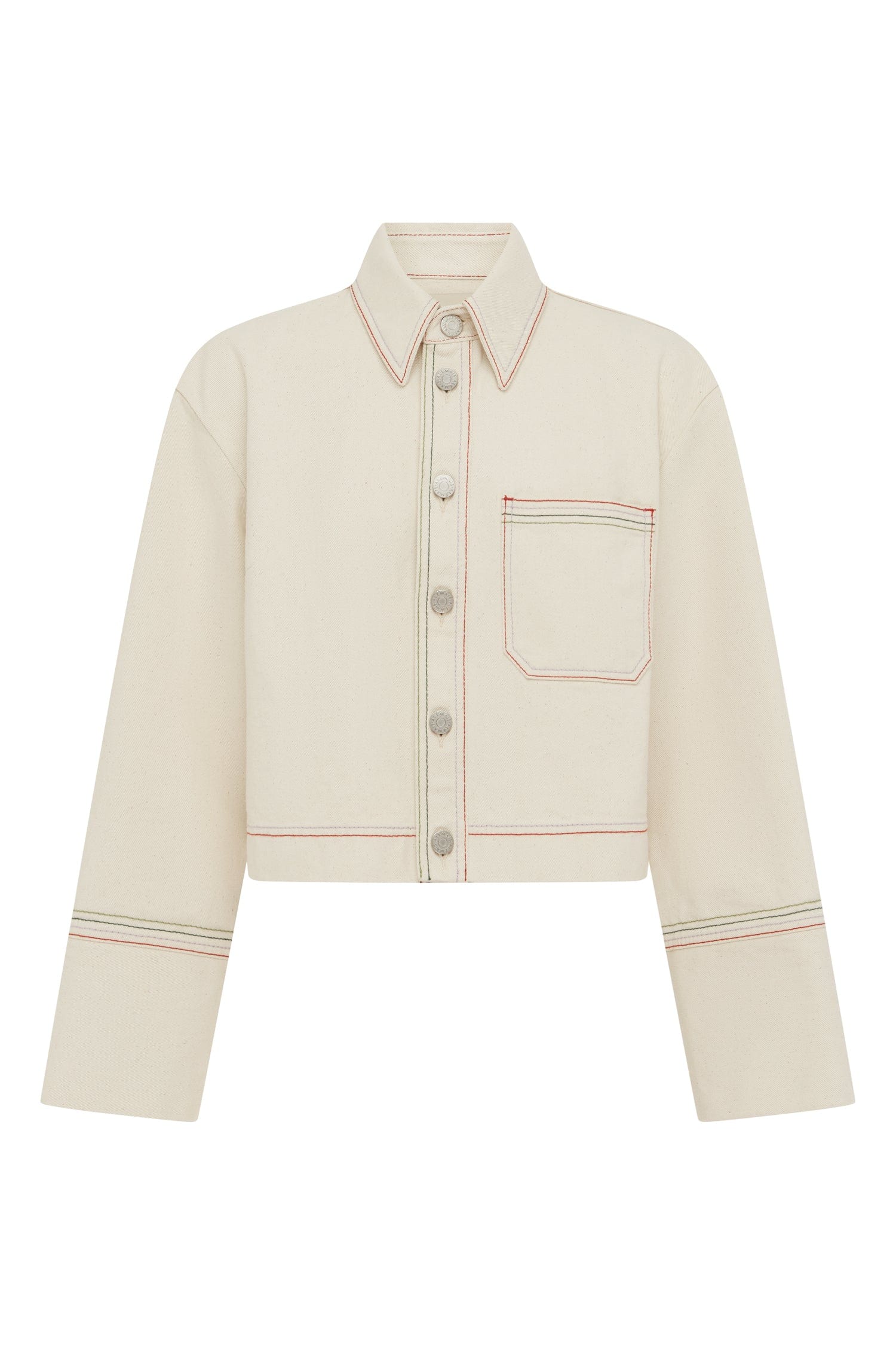 NORMA CROPPED DENIM JACKET – ALEMAIS