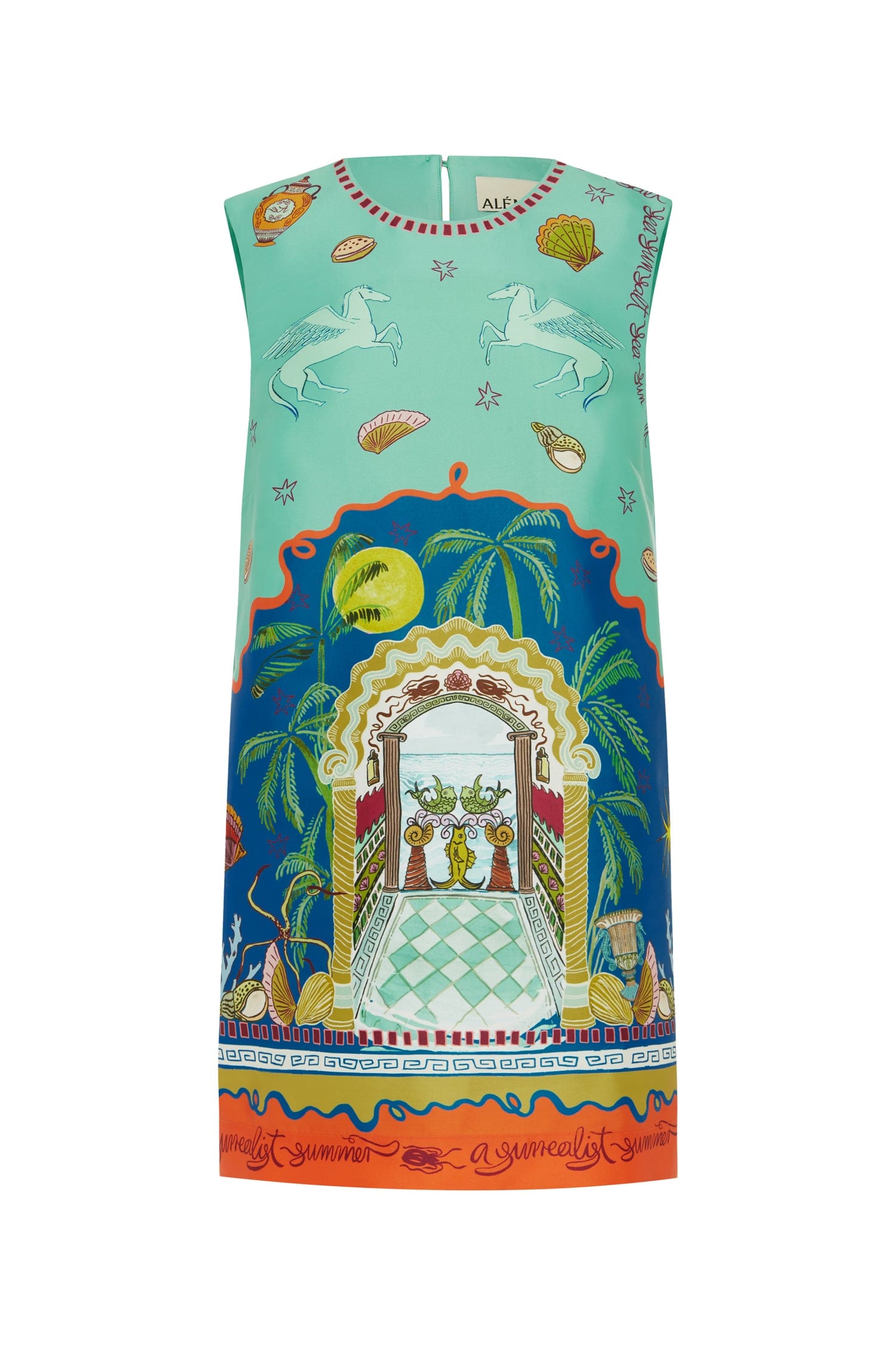 SURREALIST SUMMER MINI DRESS – ALEMAIS