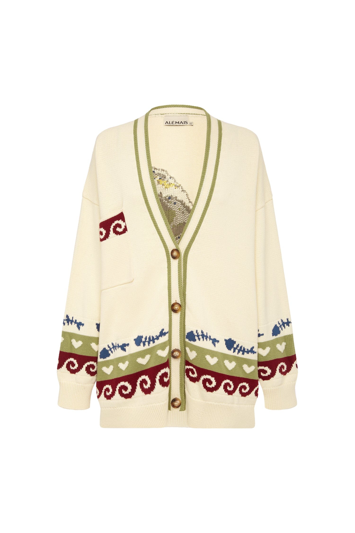 BATH HOUSE KNIT CARDIGAN – ALEMAIS