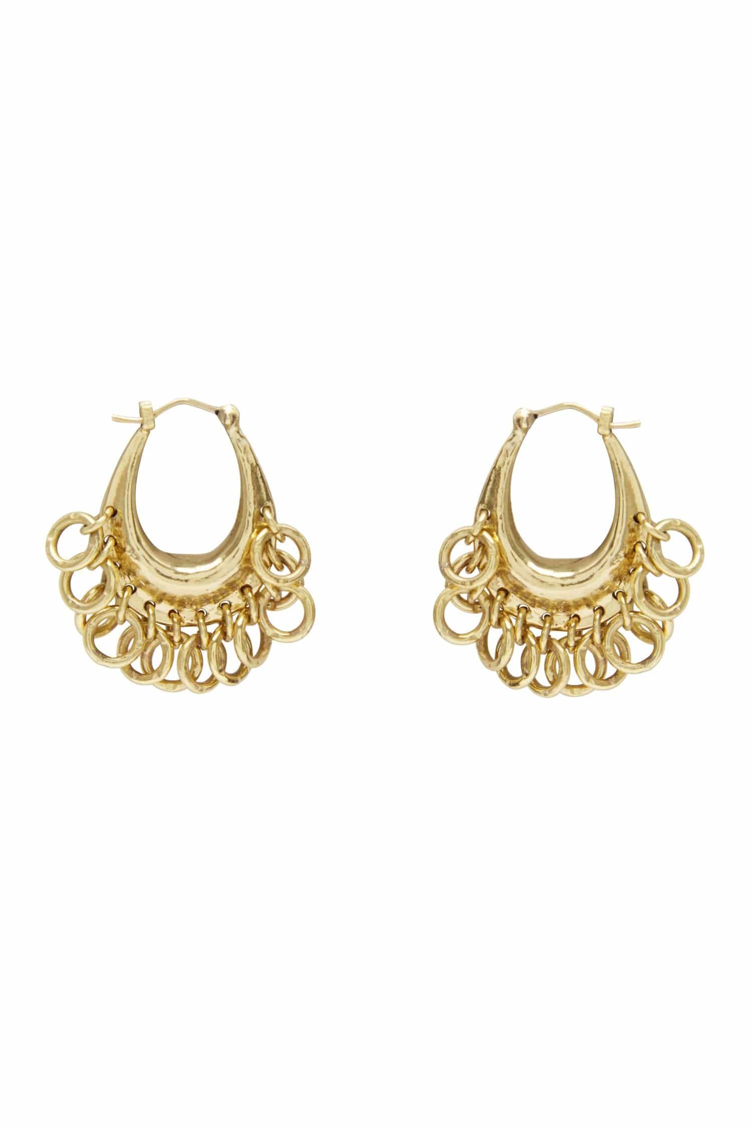 LE JARDIN MINI RING CHAIN HOOPS – ALEMAIS