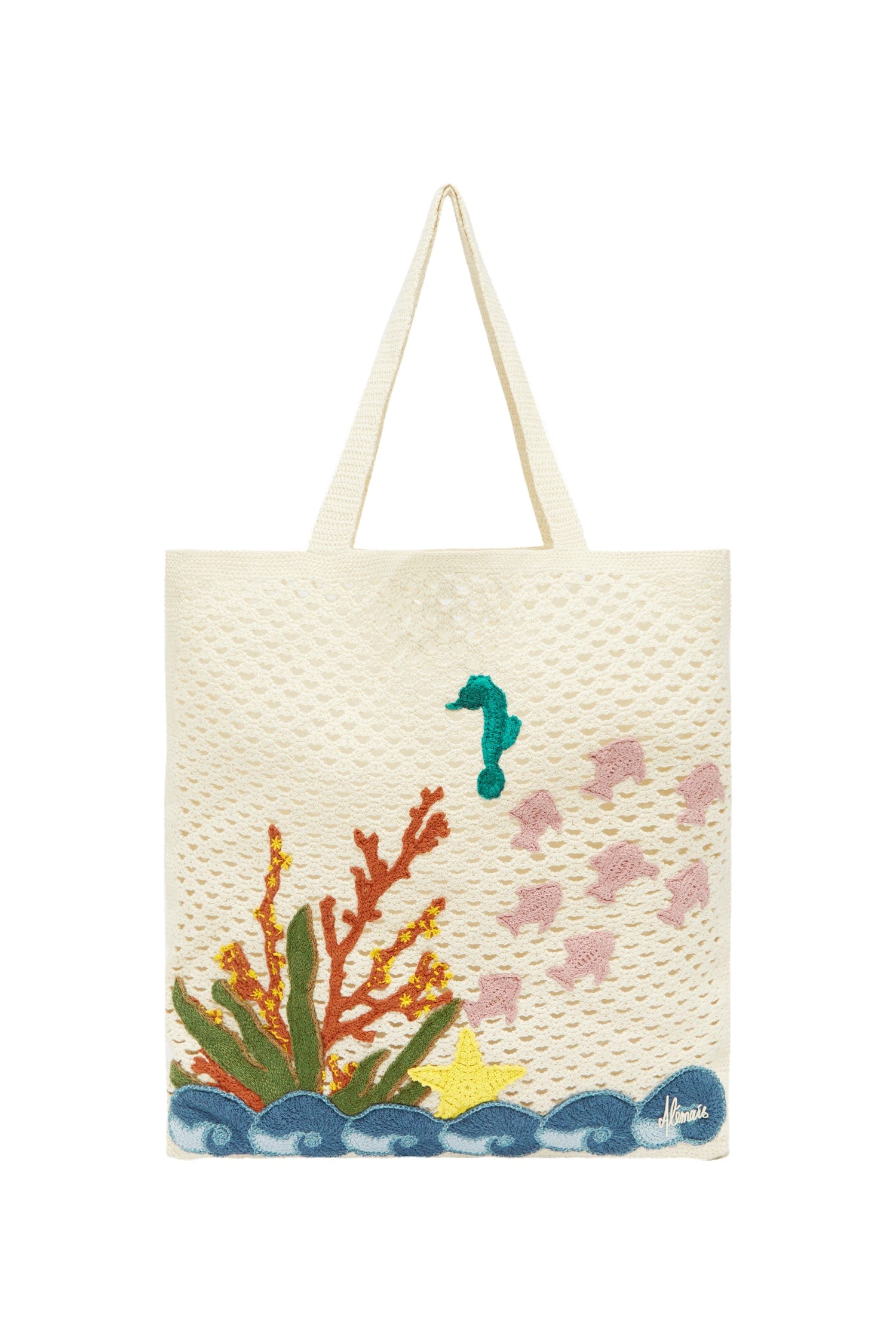 SPLASH CROCHET TOTE – ALEMAIS