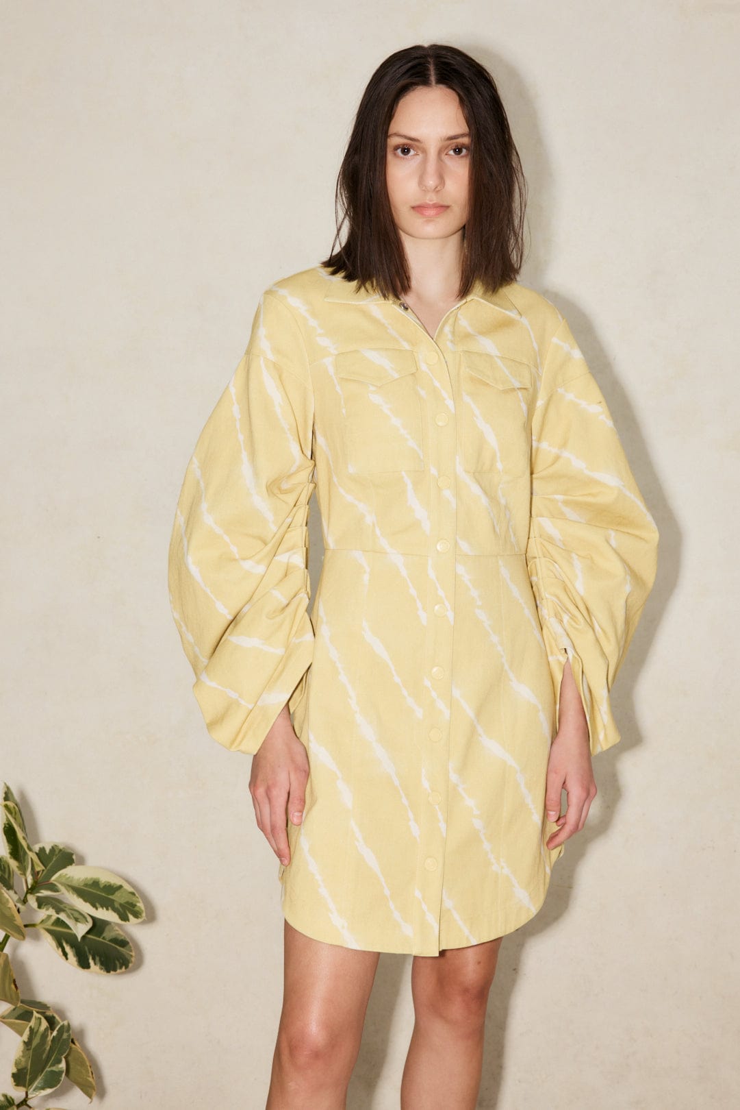 ODETTE PANELLED MINI DRESS – ALEMAIS